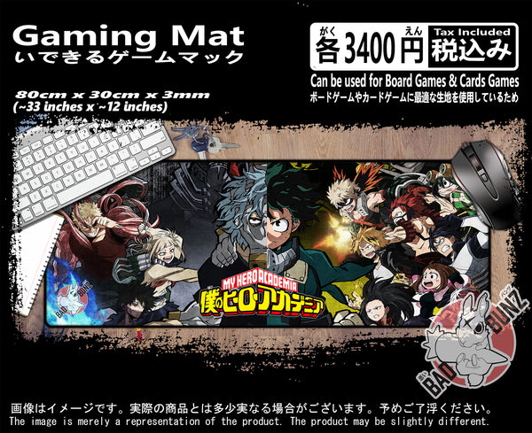 (AN-MHA-13) My Hero Academia Anime 800mm x 300mm Gaming Play Mat – Da ...