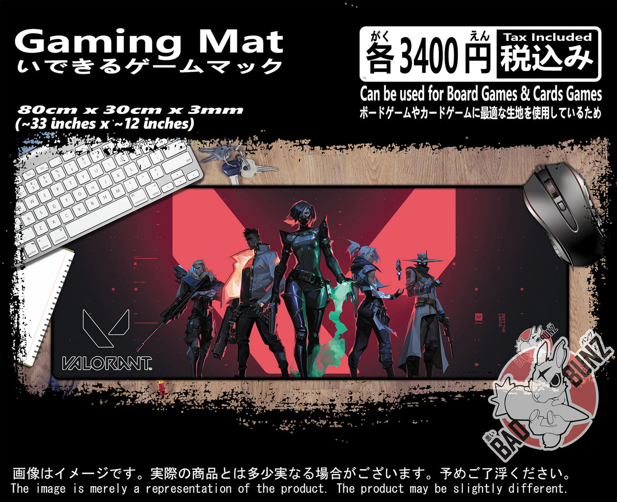 (GM-VAL-02) Valorant Gaming 800mm x 300mm Gaming Play Mat – Da Pop Up Shop