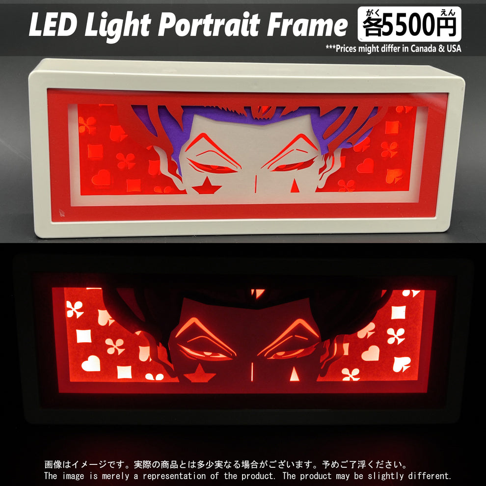 (HXH-02FACE) HISOKA Hunter x Hunter Anime LED Face Portrait Frame – Da ...